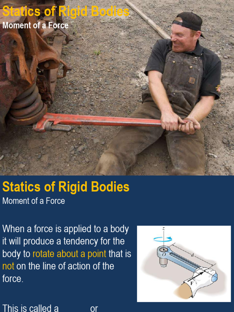 ESC16 Lec5 Momentofaforce | PDF | Rotation | Rotation Around A Fixed Axis