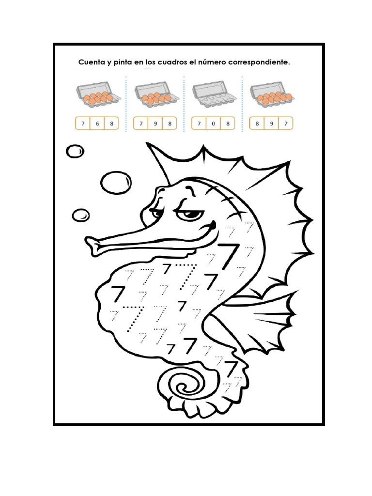 Actividades de Conteo y Dibujo para Niños | PDF