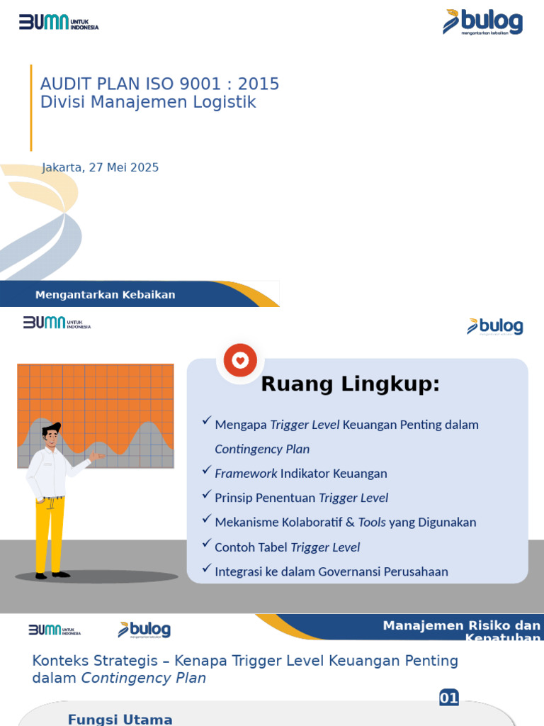 Audit Plan ISO 9001 2015 | PDF