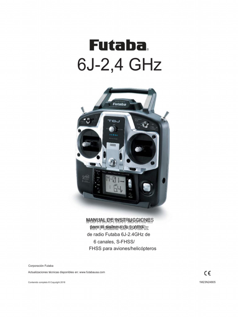 Futaba T6J - 2.4GHz Manual - ESP | PDF | Cambiar