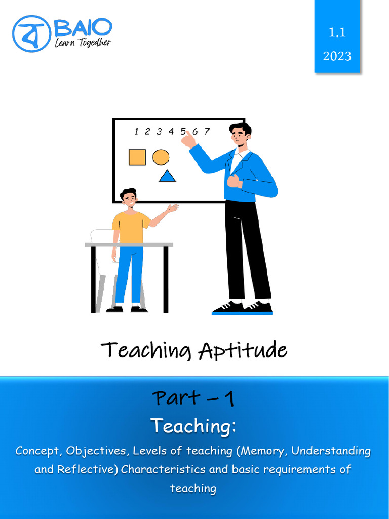 Teaching - Concept Objectives Levels of Teaching | PDF | Learning ...