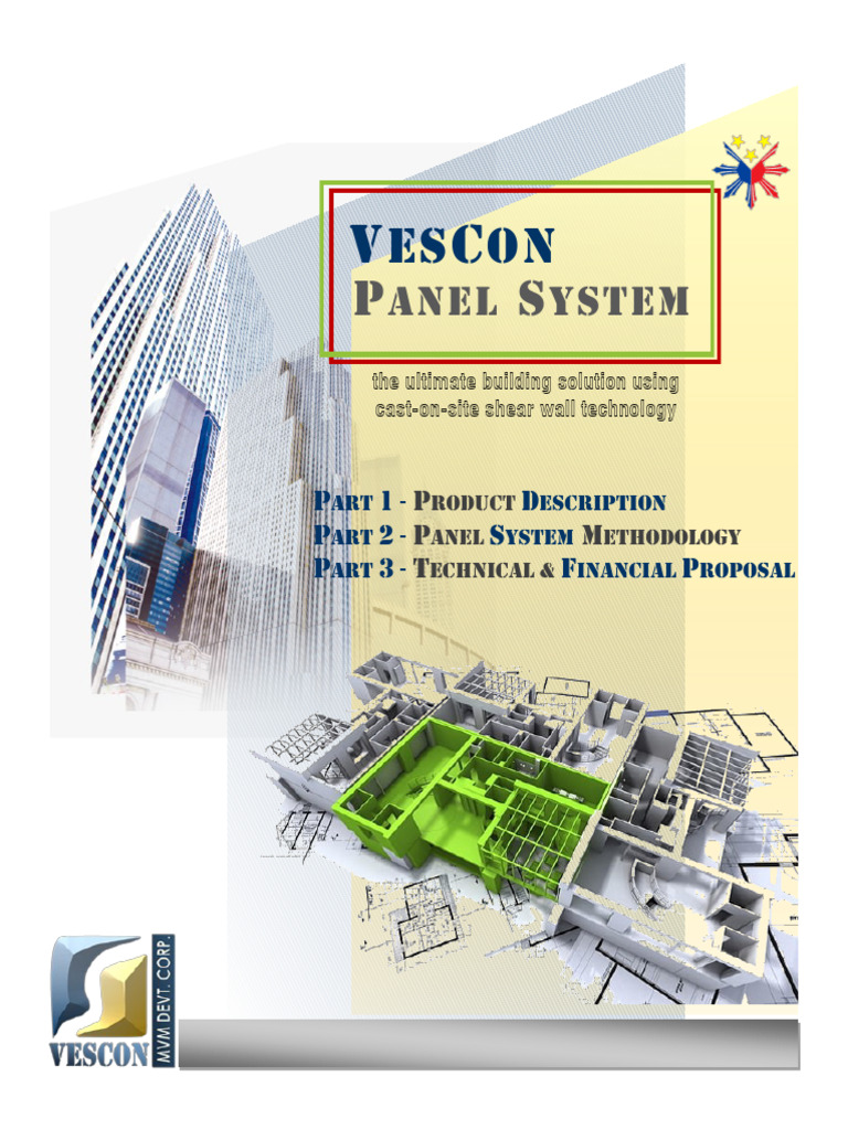 VESCON Panel - Final Brochure | PDF | Concrete | Wall