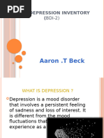 Bdi - II Manual | PDF | Major Depressive Disorder | Mental Disorder