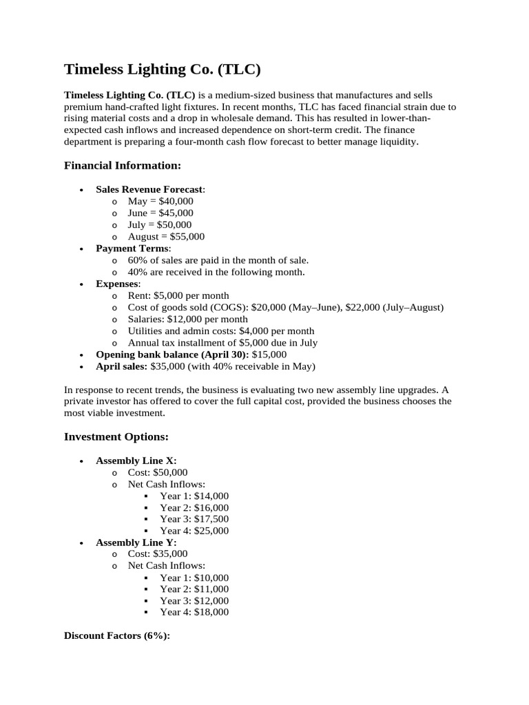 Business Finance-Practice Question On | PDF