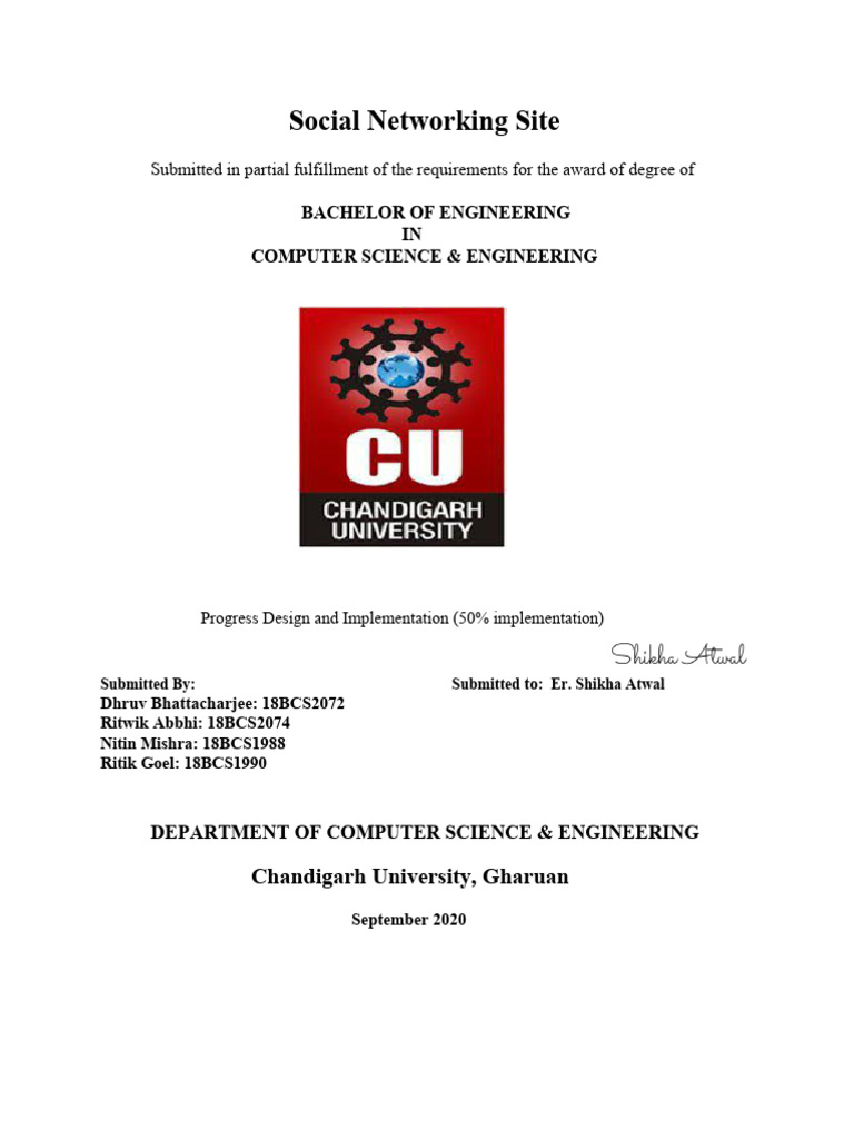 3.first Progress Report | PDF