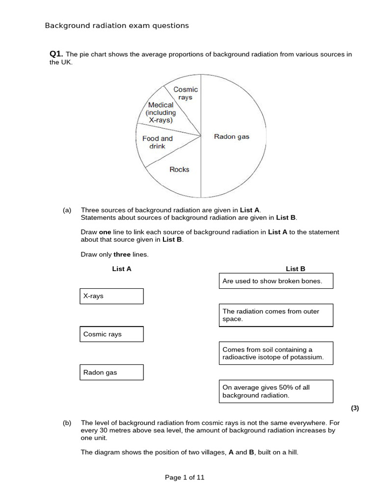Background Radiation | PDF | Radiation | Radioactive Decay