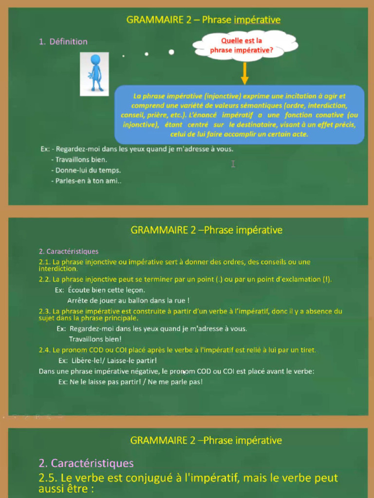 Phrase Impérative | PDF