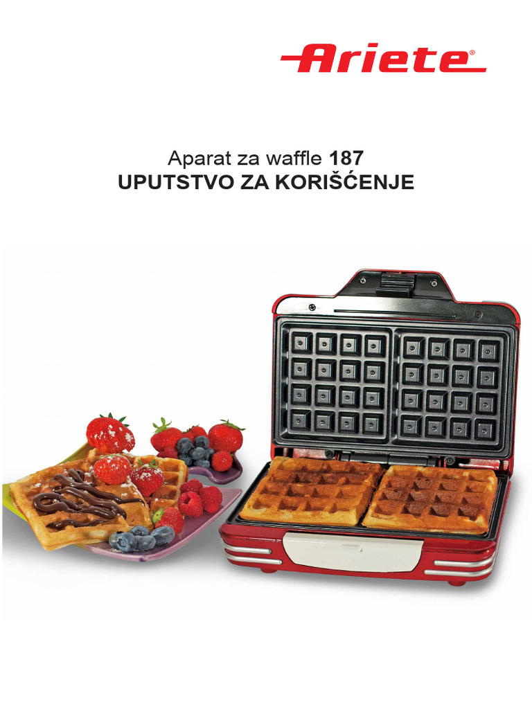 4 Ariete Party Time Aparat Za Waffle 187 | PDF