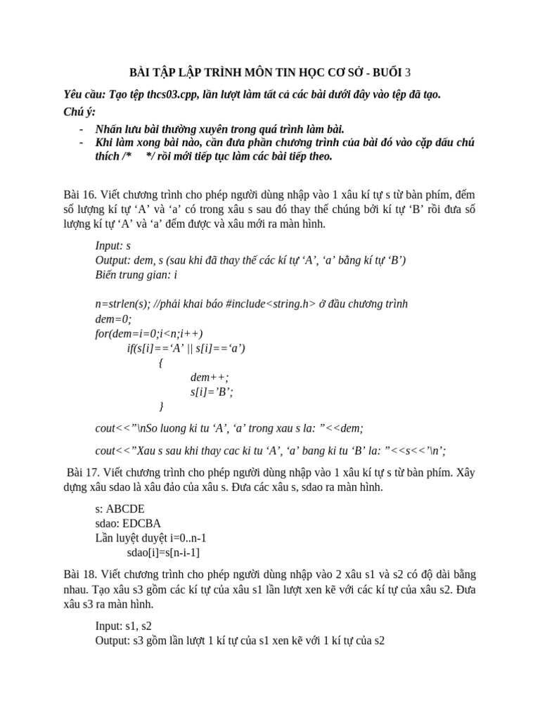 THCS_Bai thuc hanh so 03 | PDF