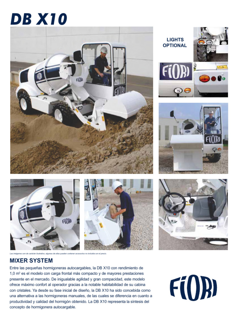Autobetoneira Fiori DB X10 | PDF