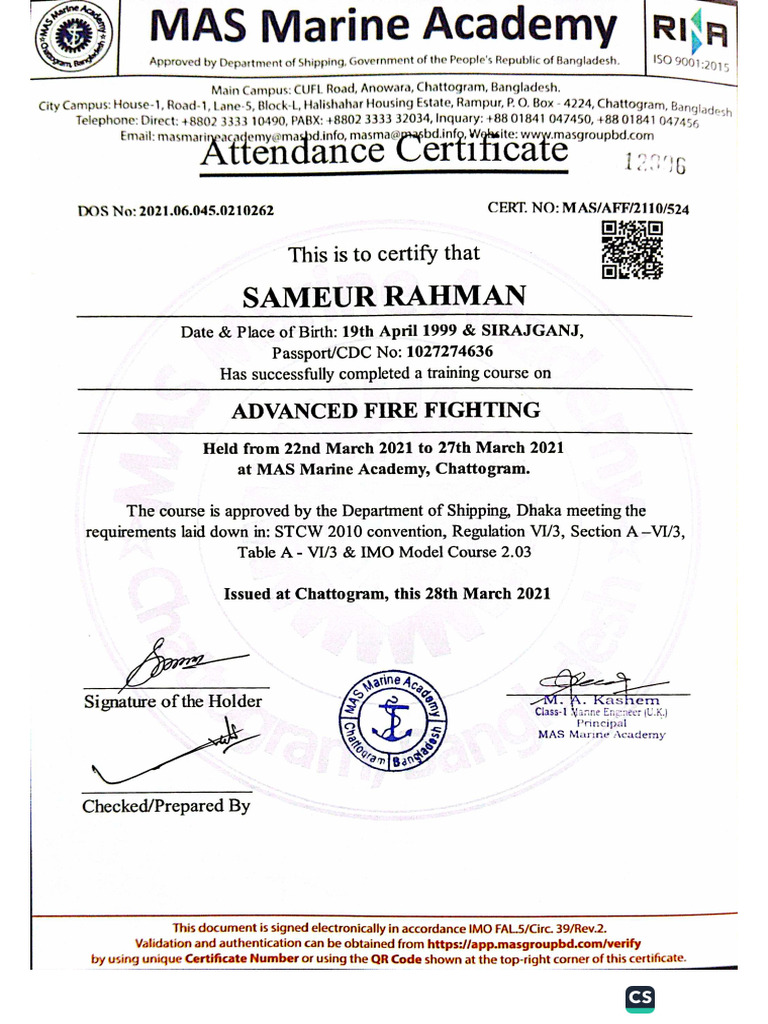 Sameur Rahman Clol11101 | PDF