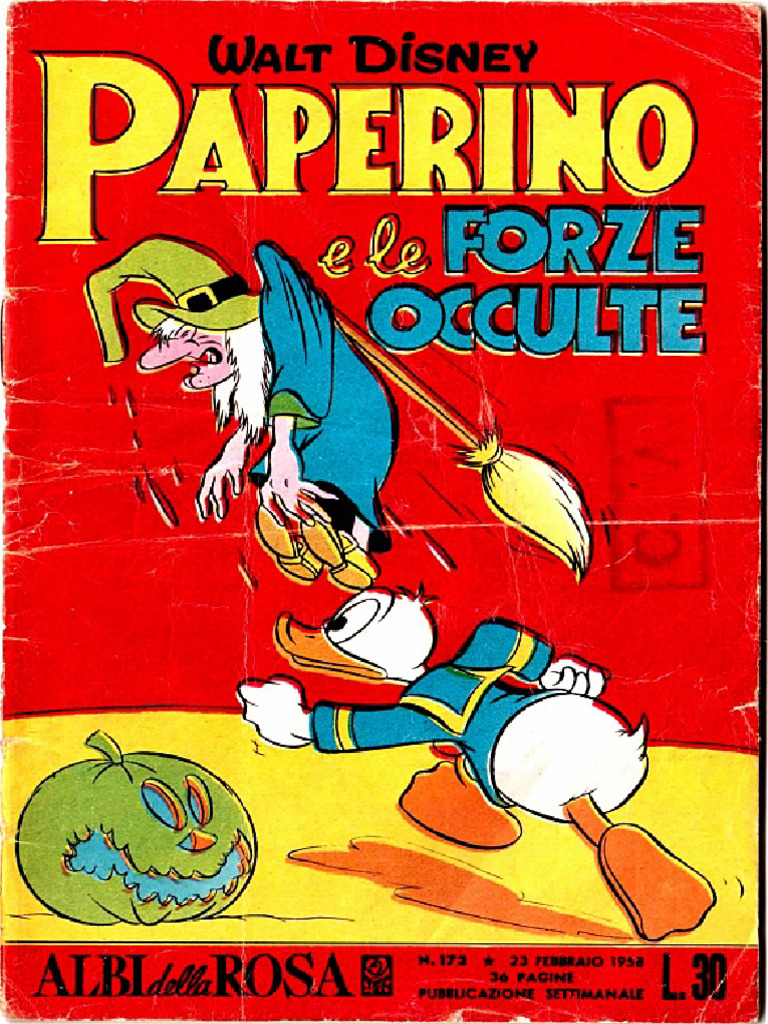 Albi Della Rosa - 172 - Paperino e Le Forze Occulte - by Gilgamesh1963 - Issue-It 2FAR++172 | PDF