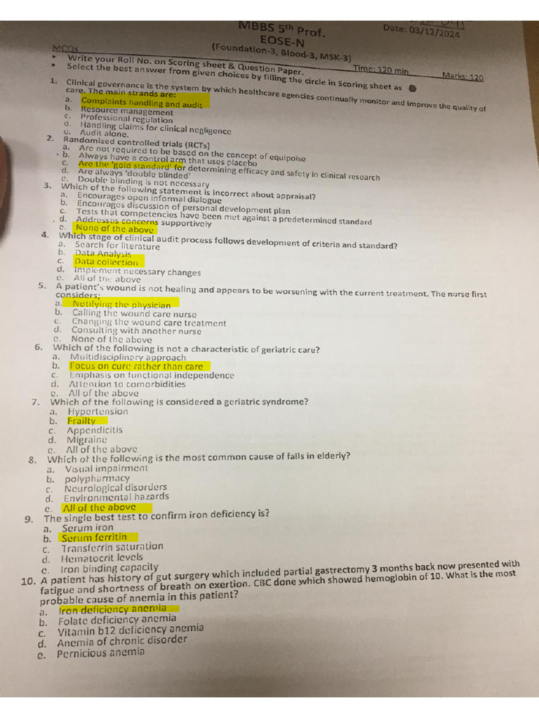 RMC Block N 2024 Solved by Ayaz | PDF