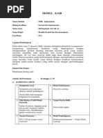 MODUL AJAR PKK Kelas XI - Kurmer | PDF