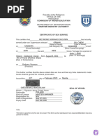 Marina Certificate of Sea Service | PDF