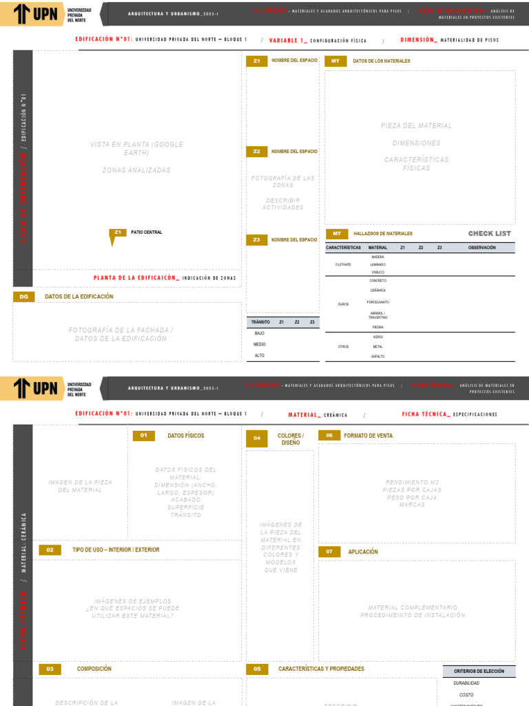 Formato - Fichas de Observación y Técnica | PDF