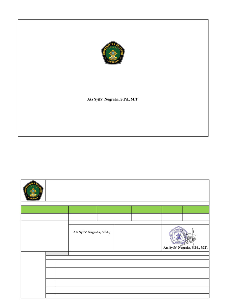 RPS Dasar Komputer Dan Pemrograman | PDF