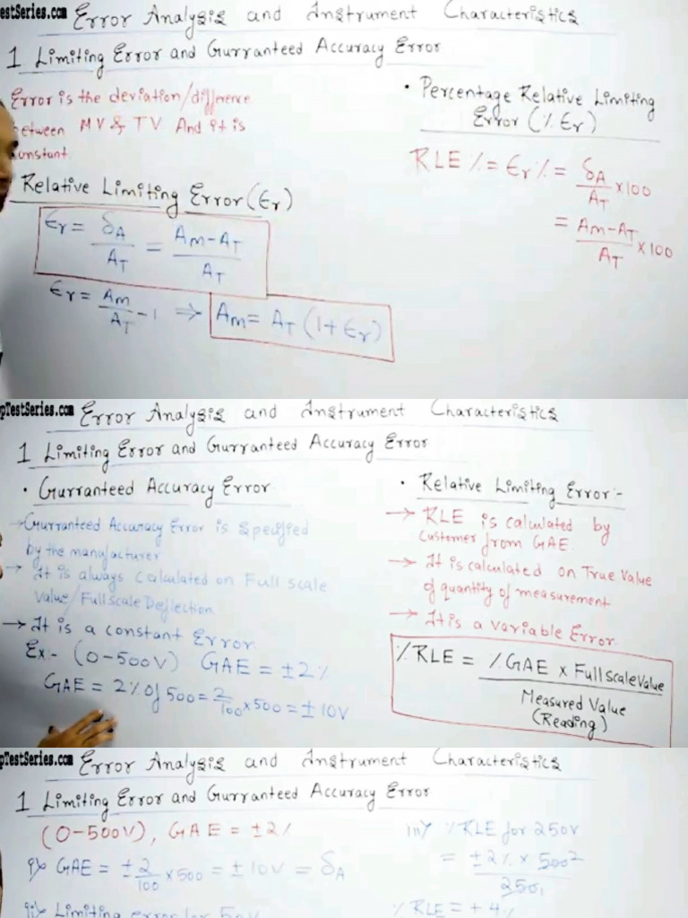 Limiting Error and Guaranteed Accuracy | PDF