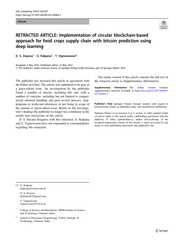 2023 Implementation of Circular Blockchain-Based Approach For Food Crops Supply Chain With ...