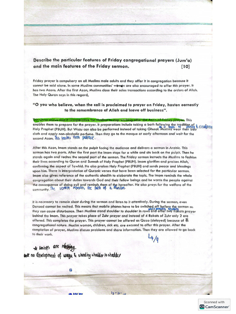 Congregational Friday Prayer (1) | PDF