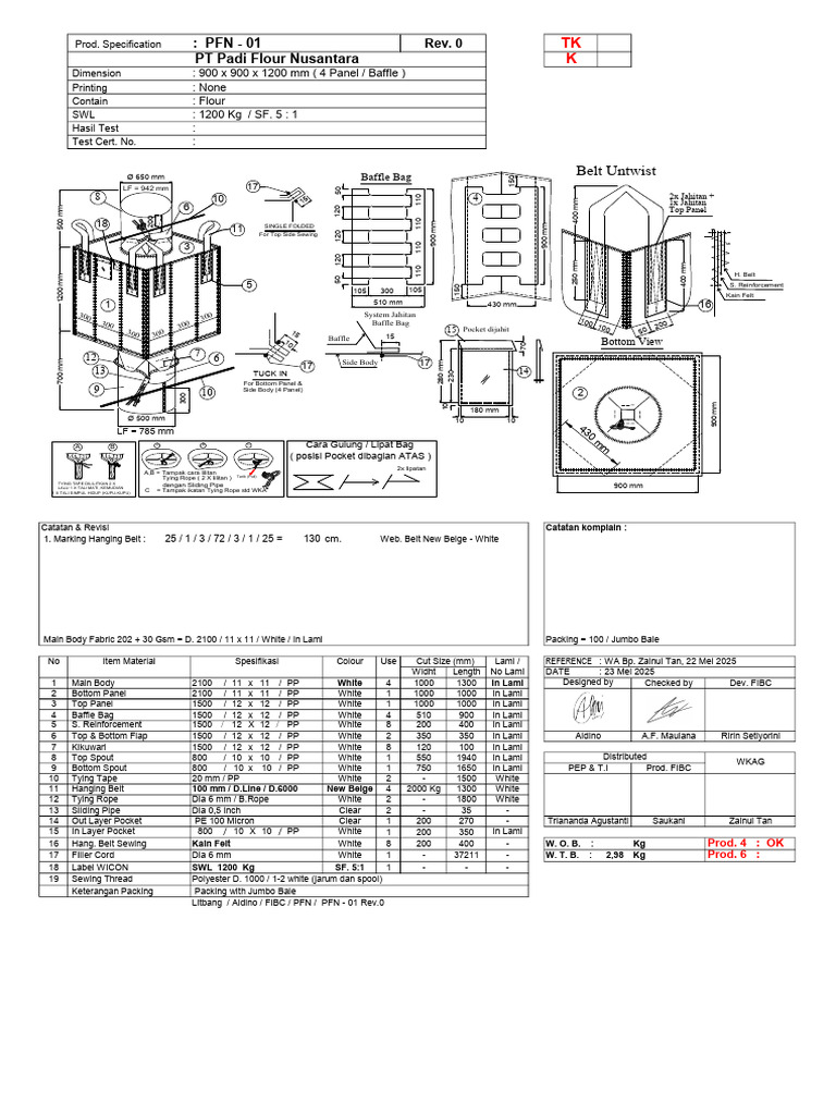 PFN - 01 Rev 0 Versi Marketing | PDF | Textile Arts