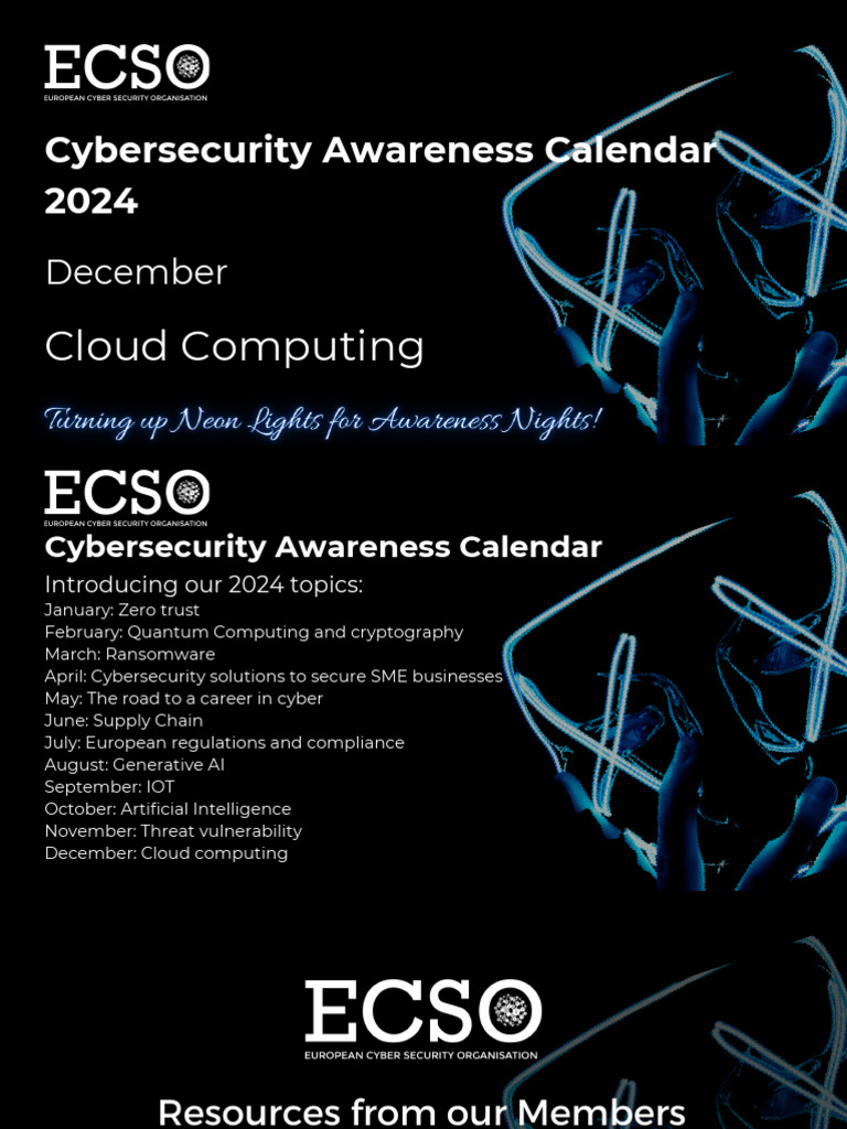 December Cybersecurity Awareness Calendar 2024 | PDF | Security ...