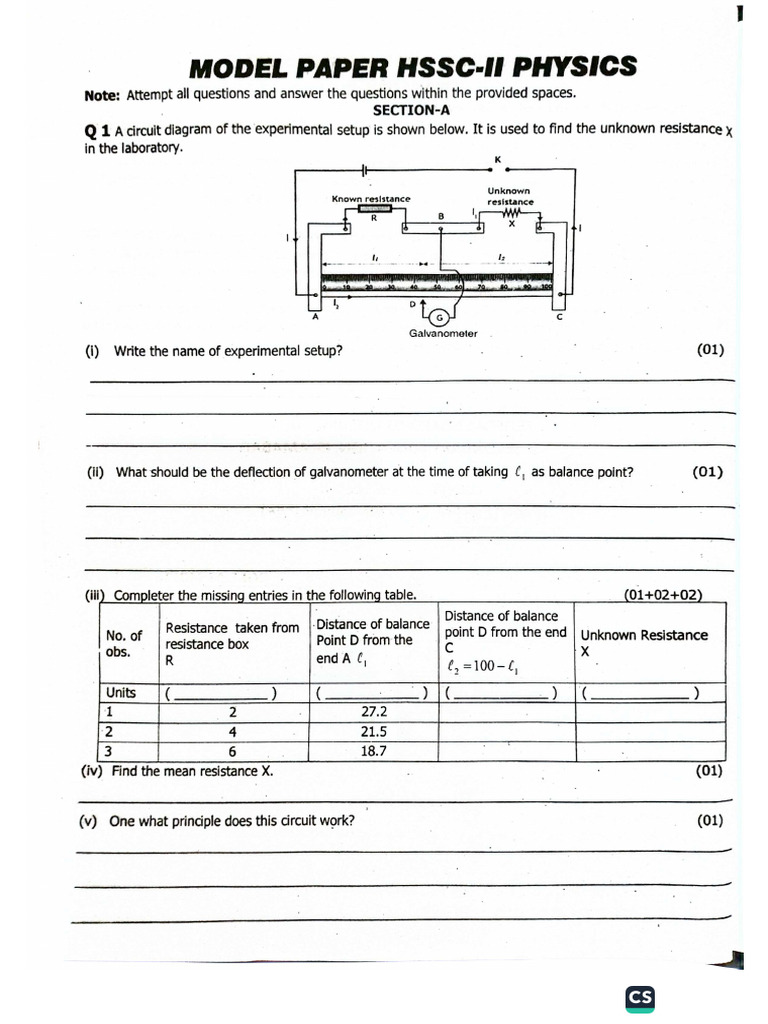 Physics-fbise-modal-paper- | PDF