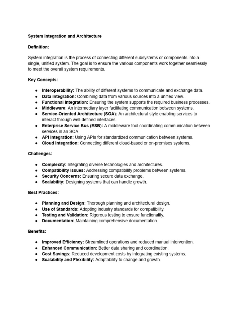 (Reviewer) Cit 211 - Systems Integration and Architecture 1 | PDF | System | Enterprise Resource ...