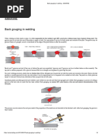 Back Weld VS Backing Weld | PDF