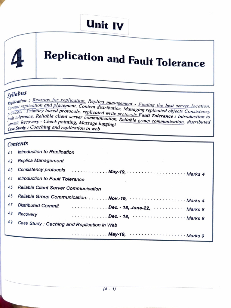 Distributed System DS Unit4 | PDF