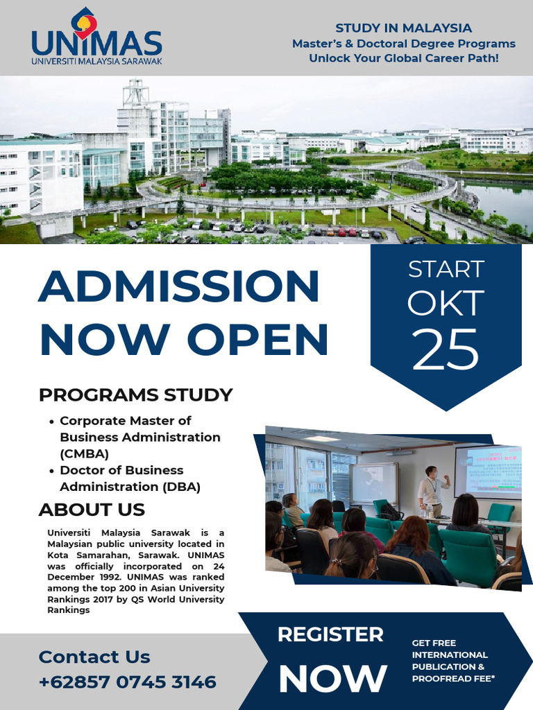 Flyer Unimas Admission | PDF