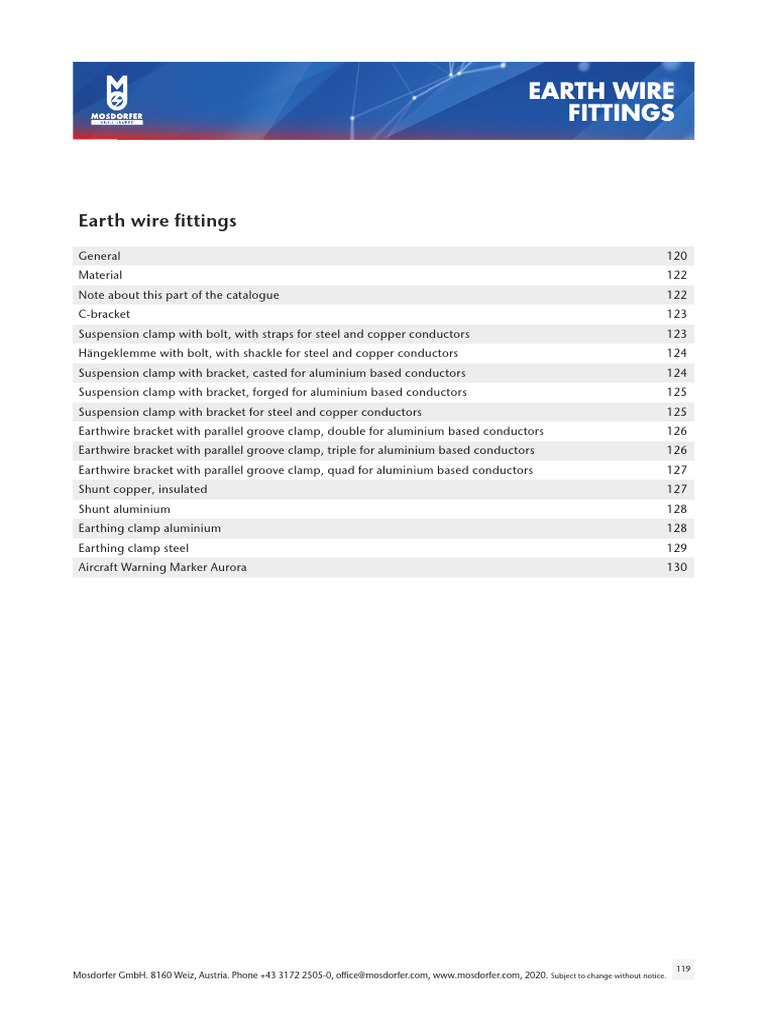 Earth Wire Fittings pg12 | PDF | Screw | Stainless Steel