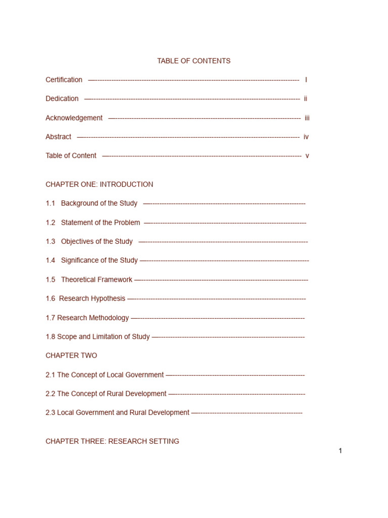 Ohaji Local Government and Rural Development | PDF | Governance | Rural ...