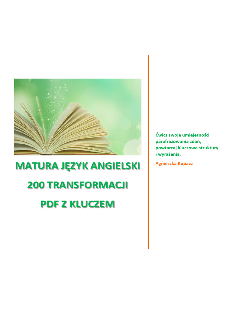Transformacje Matura Sklep PDF | PDF