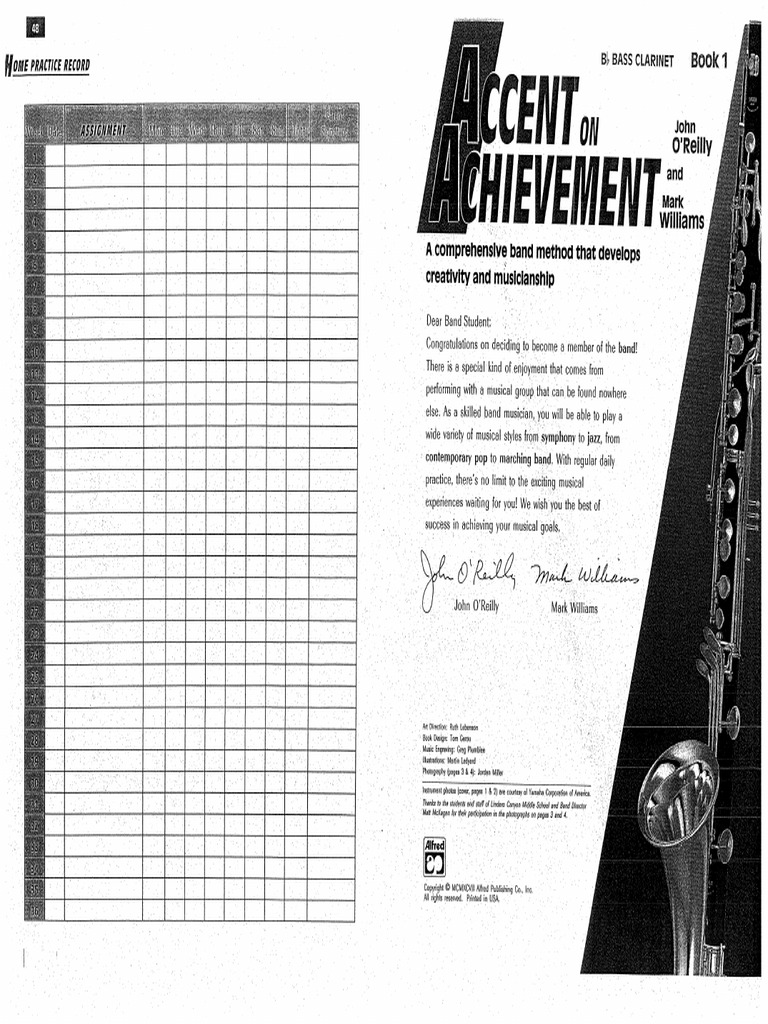 Accent 1 CL Basso A | PDF
