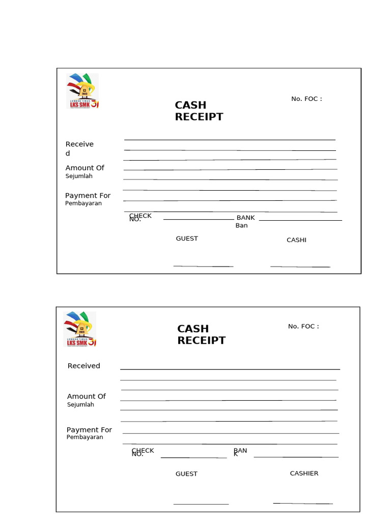 Cash Receipt | PDF