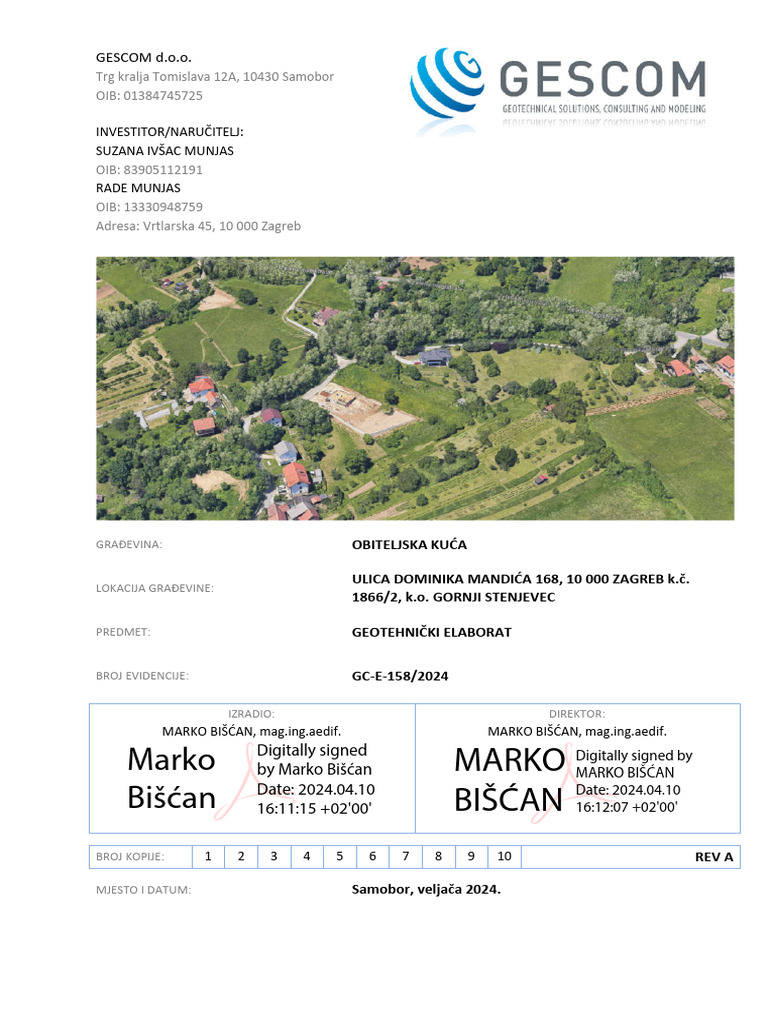 Geotehnički Elaborat | PDF