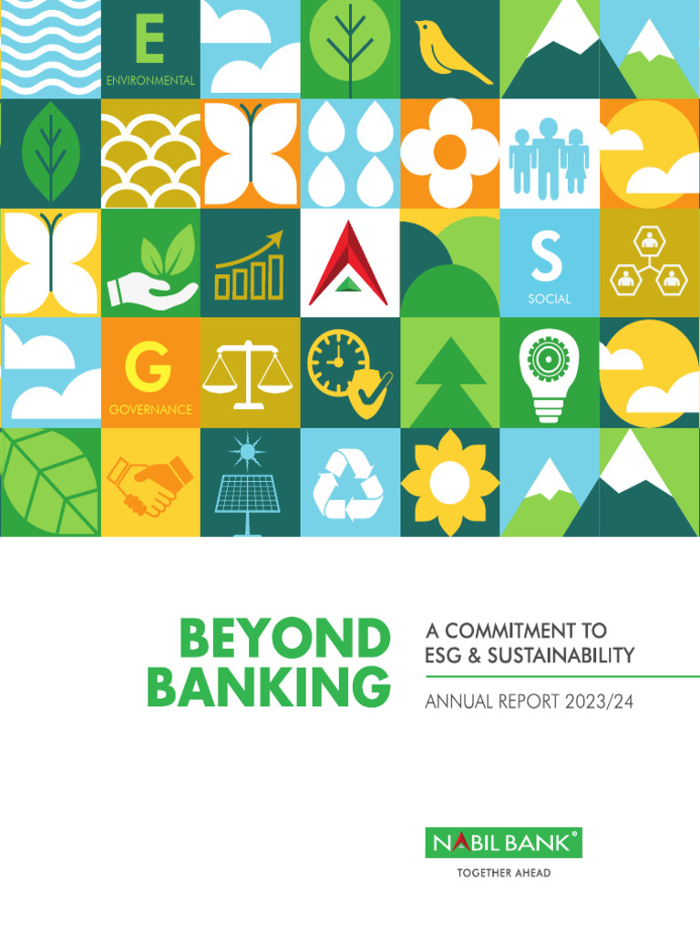 Nabil Bank Annual Report 2023/24 | PDF | Sustainability | Banks