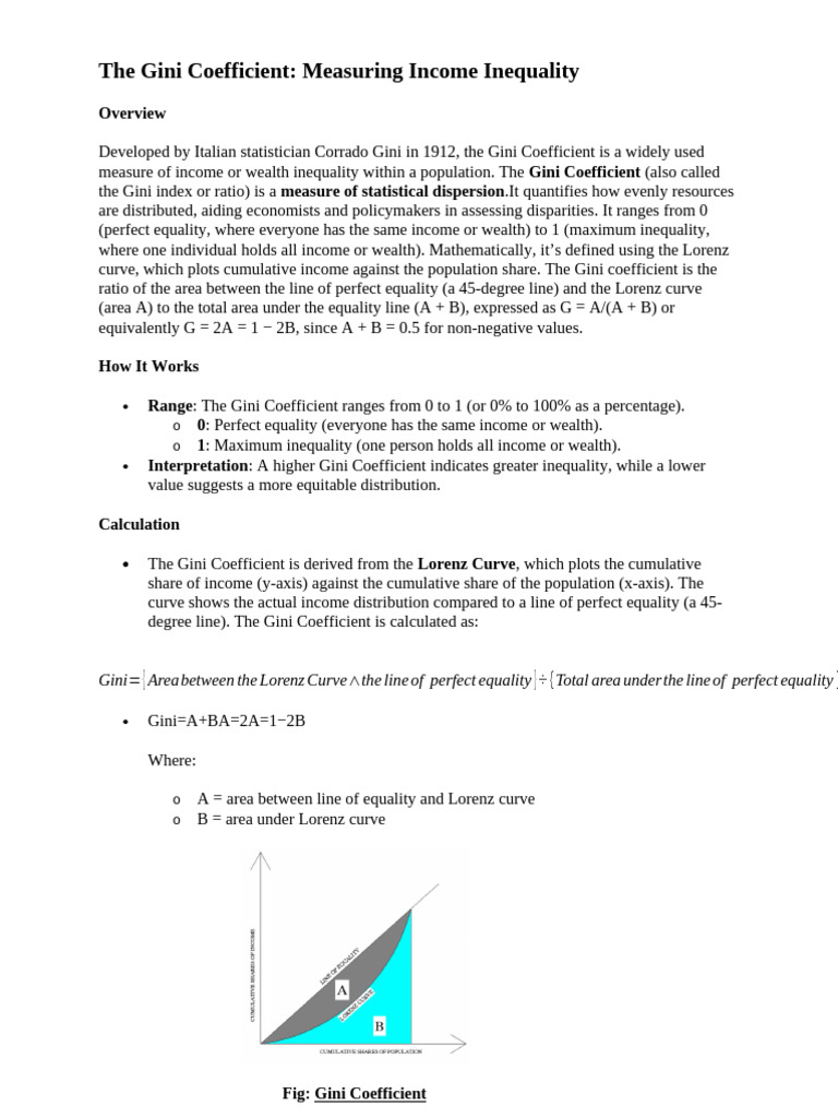 Economic Perspective of Development | PDF | Gini Coefficient | Economic ...