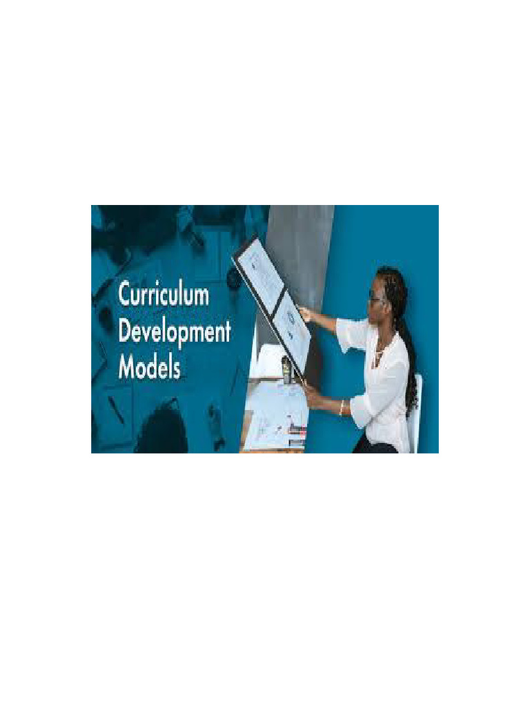 Models of Curriculum Development | PDF | Curriculum | Conceptual Model