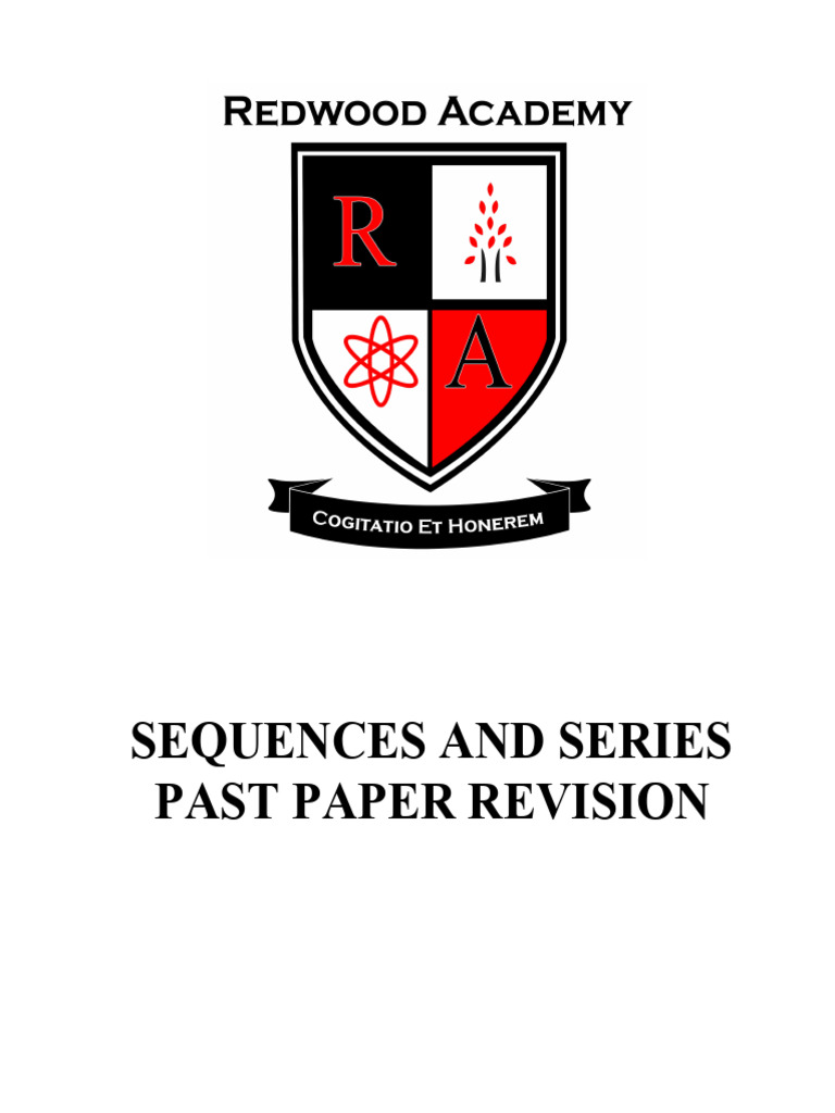 Sequence and Series Past Papers and Memo | PDF | Function (Mathematics ...