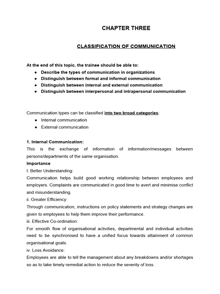 Chapter 3 Communication Skills | PDF | Communication | Social Psychology