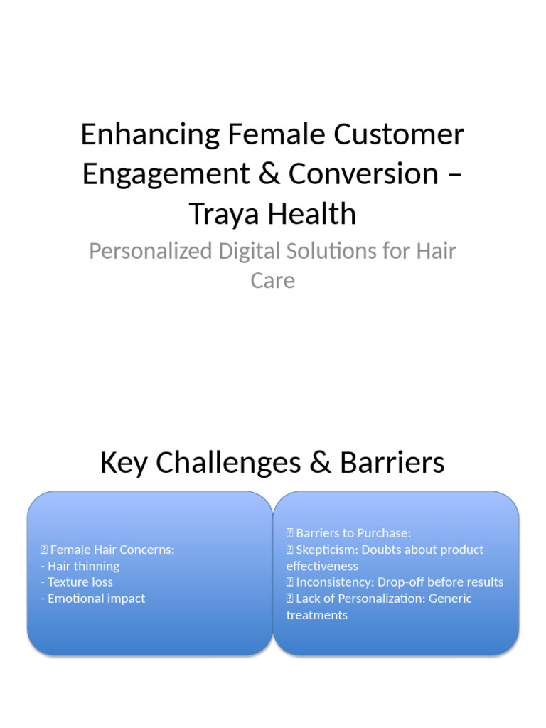 Traya Strategy Pitch Updated | PDF