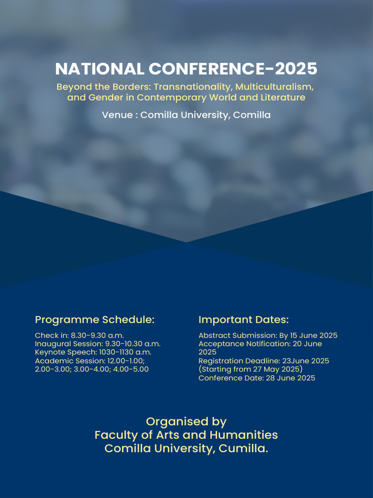 National Conferences 2025 | PDF | Intersectionality | Liberal Arts ...