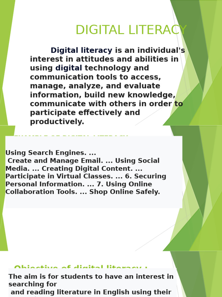 Digital Literacy | PDF