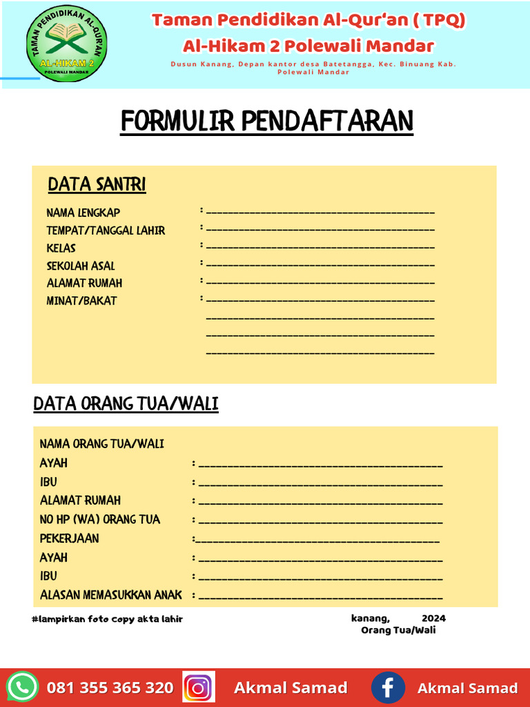 FORMULIR | PDF