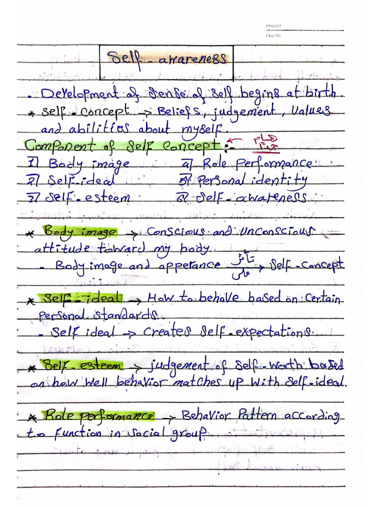 Self Awareness | PDF