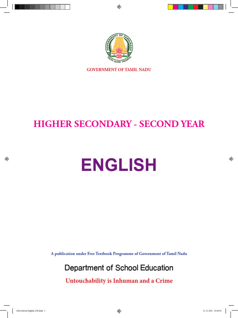 12th Grade English Textbook Overview | PDF