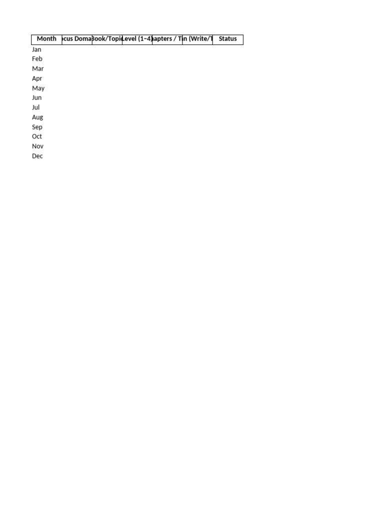 5-Year Study Tracking System | PDF