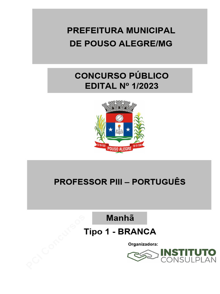 Professor Piii Portugues | PDF | Interdisciplinaridade | Aprendizado
